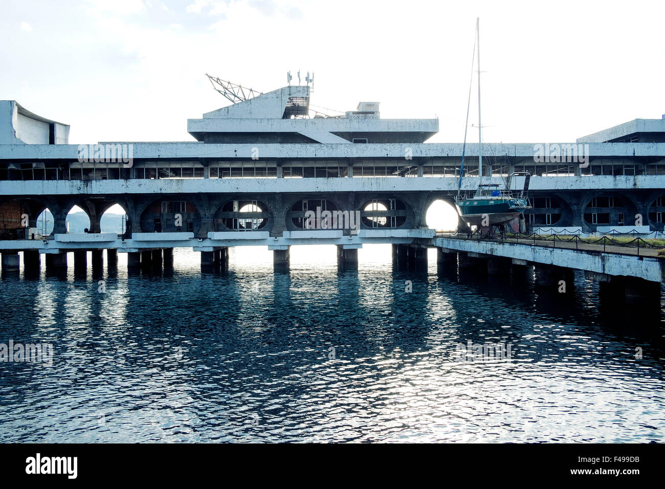 The black sea beach front in Sukhumi, Abkhazia Stock Photo - Alamy