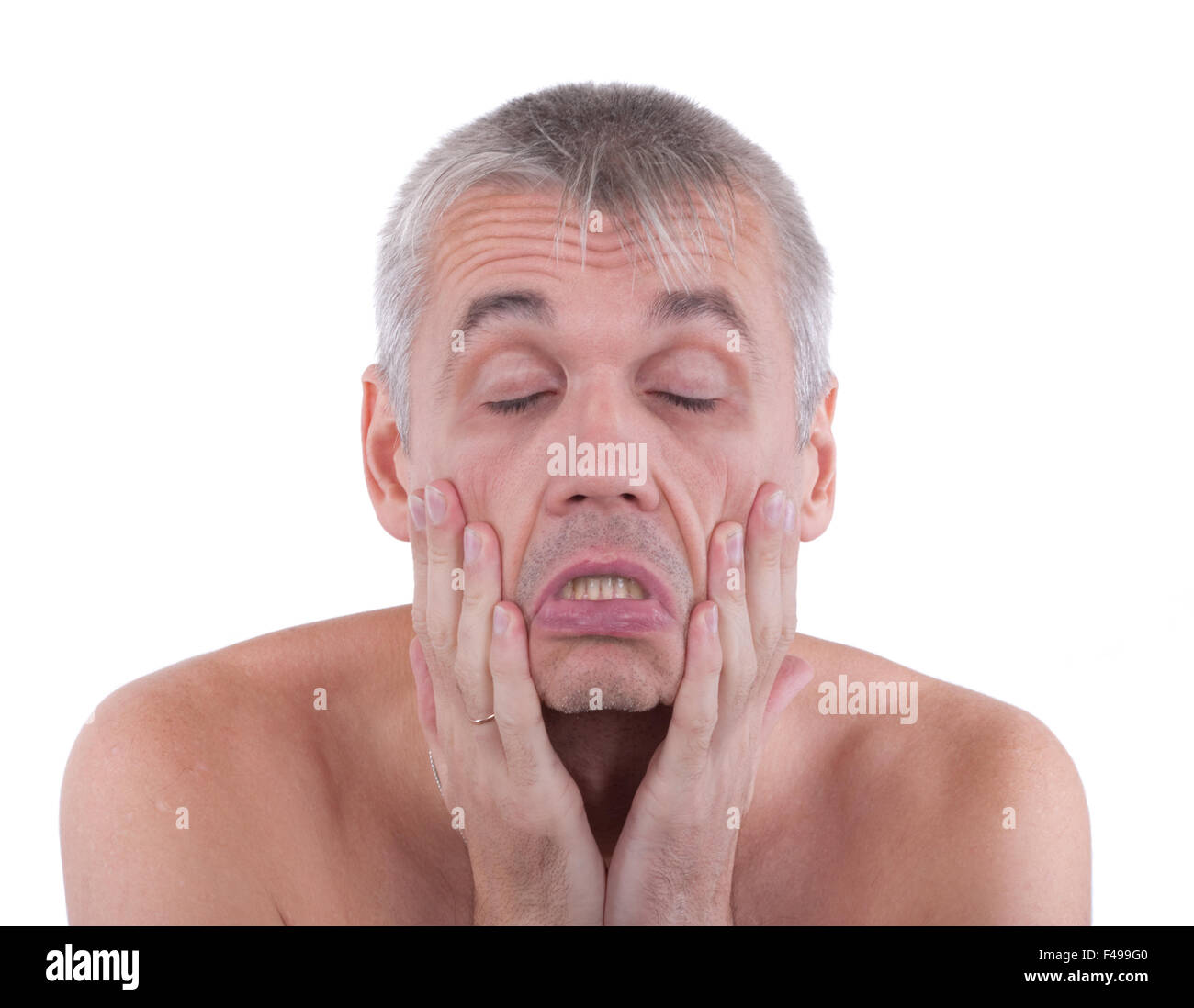 Dissatisfied man hi-res stock photography and images - Alamy