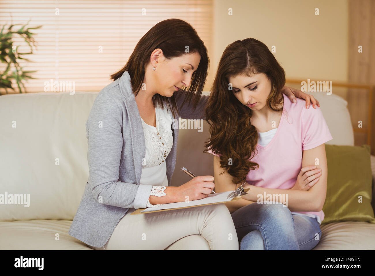 Therapist patient upset hi-res stock photography and images - Alamy
