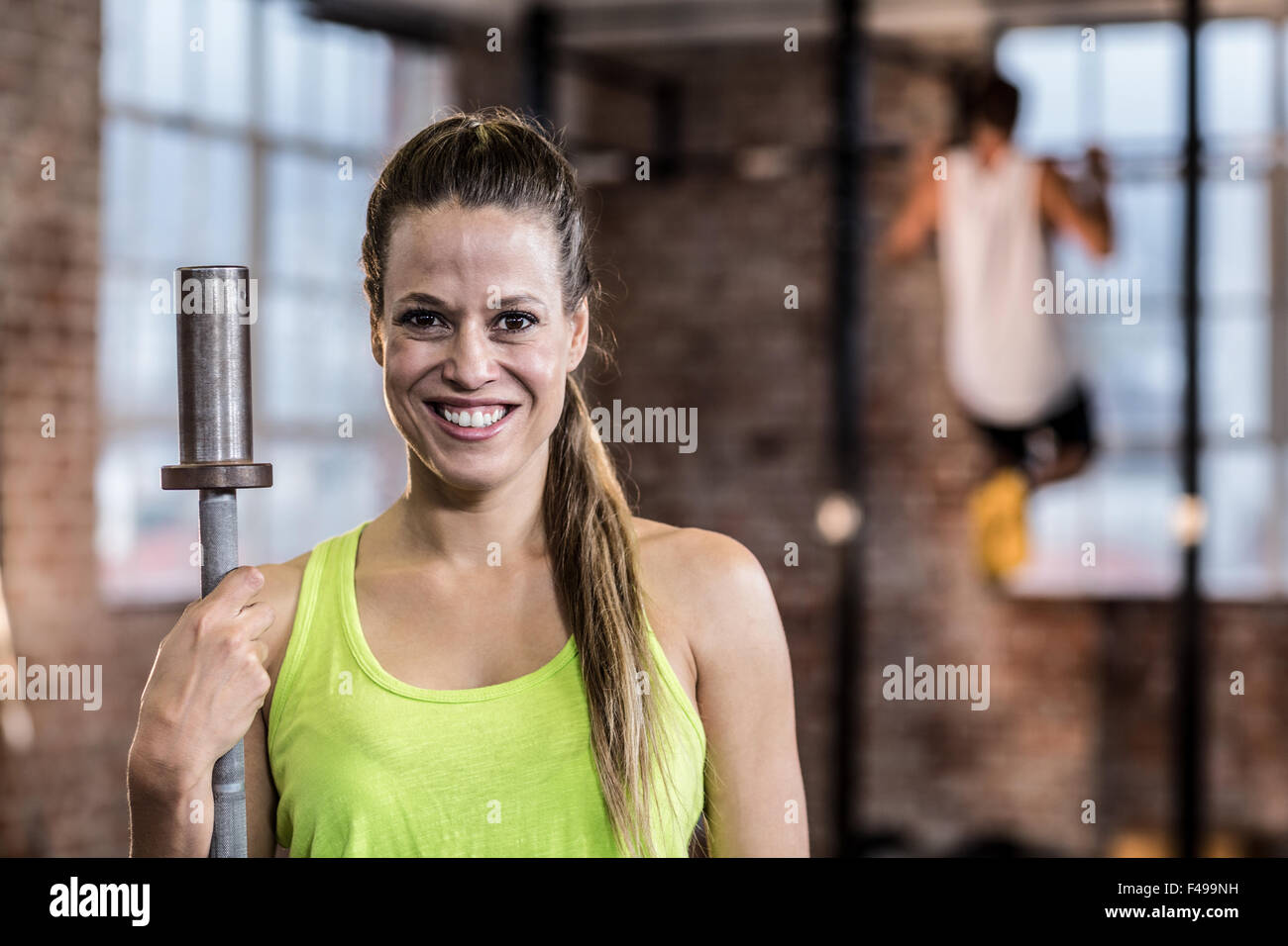 Beautiful fit woman working hi-res stock photography and images - Alamy