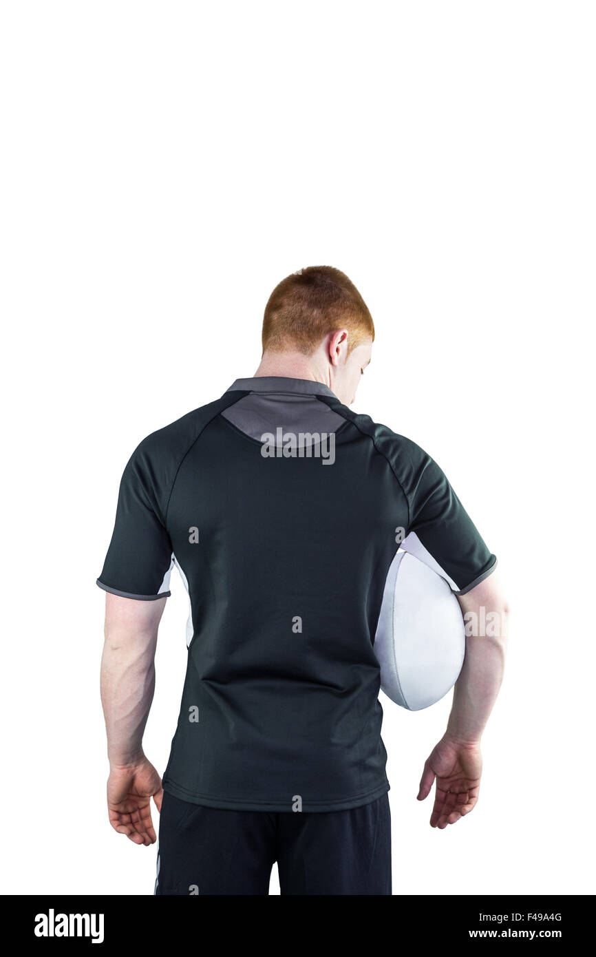Rugby player back view hi-res stock photography and images - Alamy