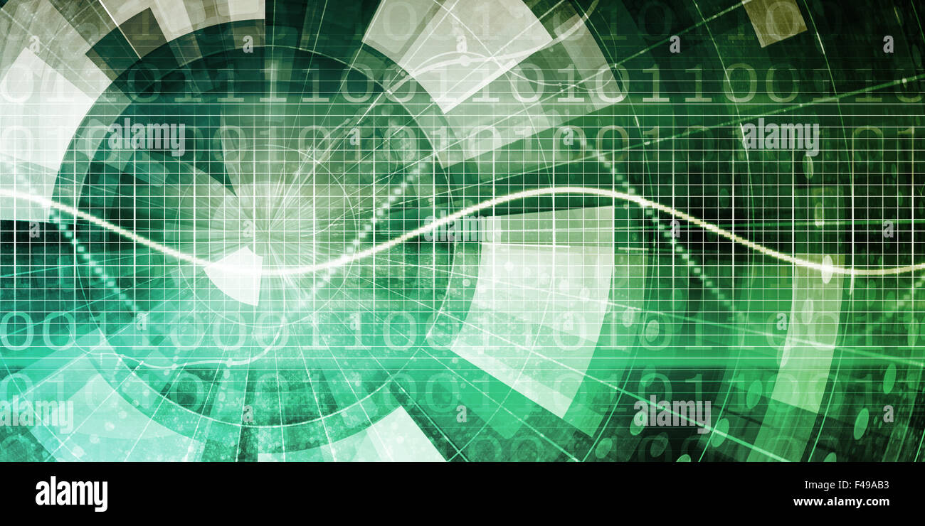 Flow of Digital Information and Data on the Internet Stock Photo - Alamy