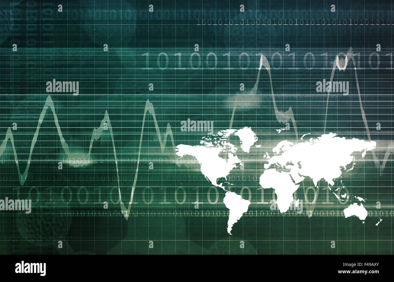 Globalization and Open Market Economy as Technology Stock Photo - Alamy