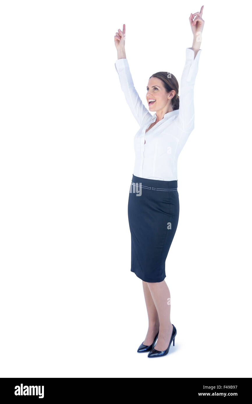 Victory Pose Cut Out Stock Images & Pictures - Alamy