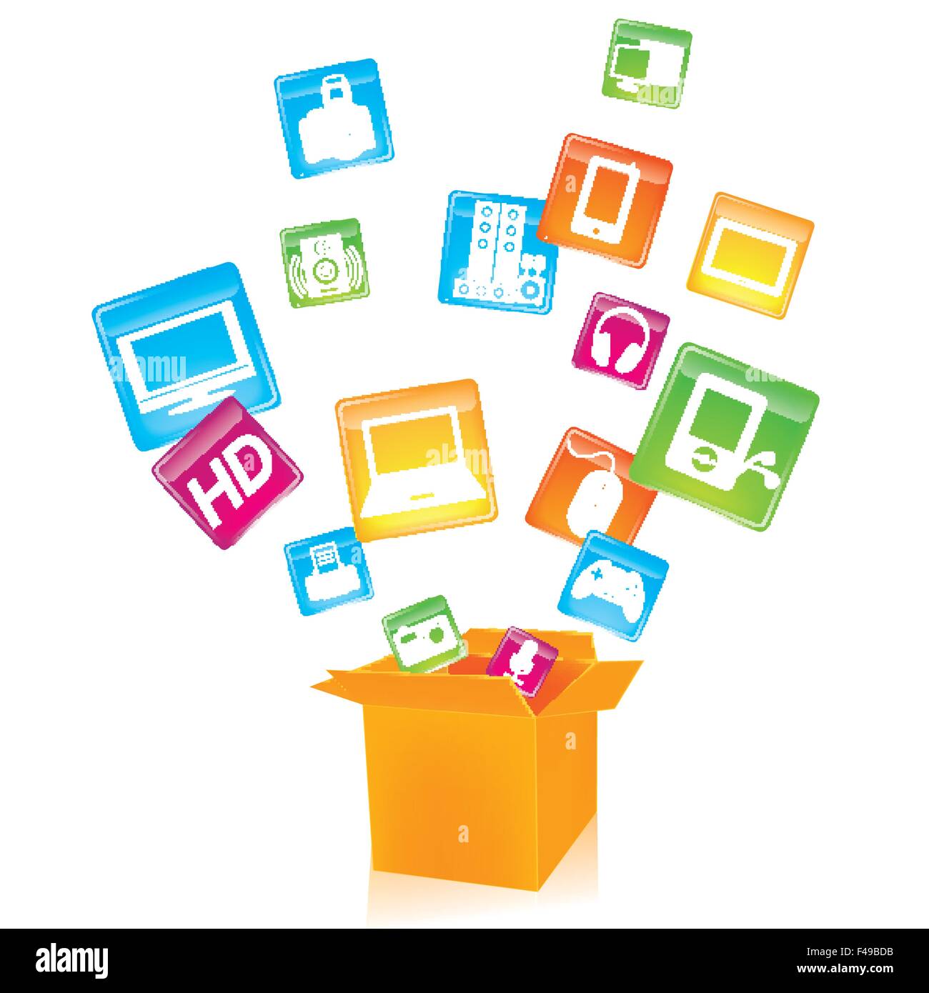 Multimedia symbol hi-res stock photography and images - Alamy