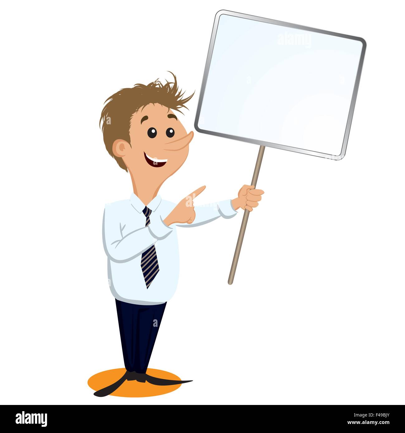 Hand drawing holding placard hi-res stock photography and images - Alamy