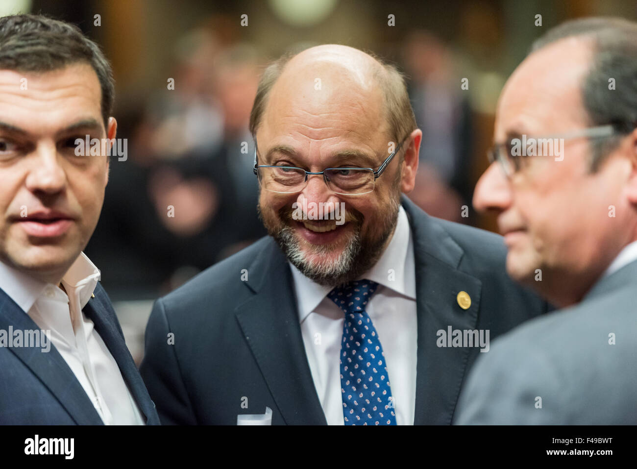Brussels, Belgium. 15th Oct, 2015. President of the European Parliament ...