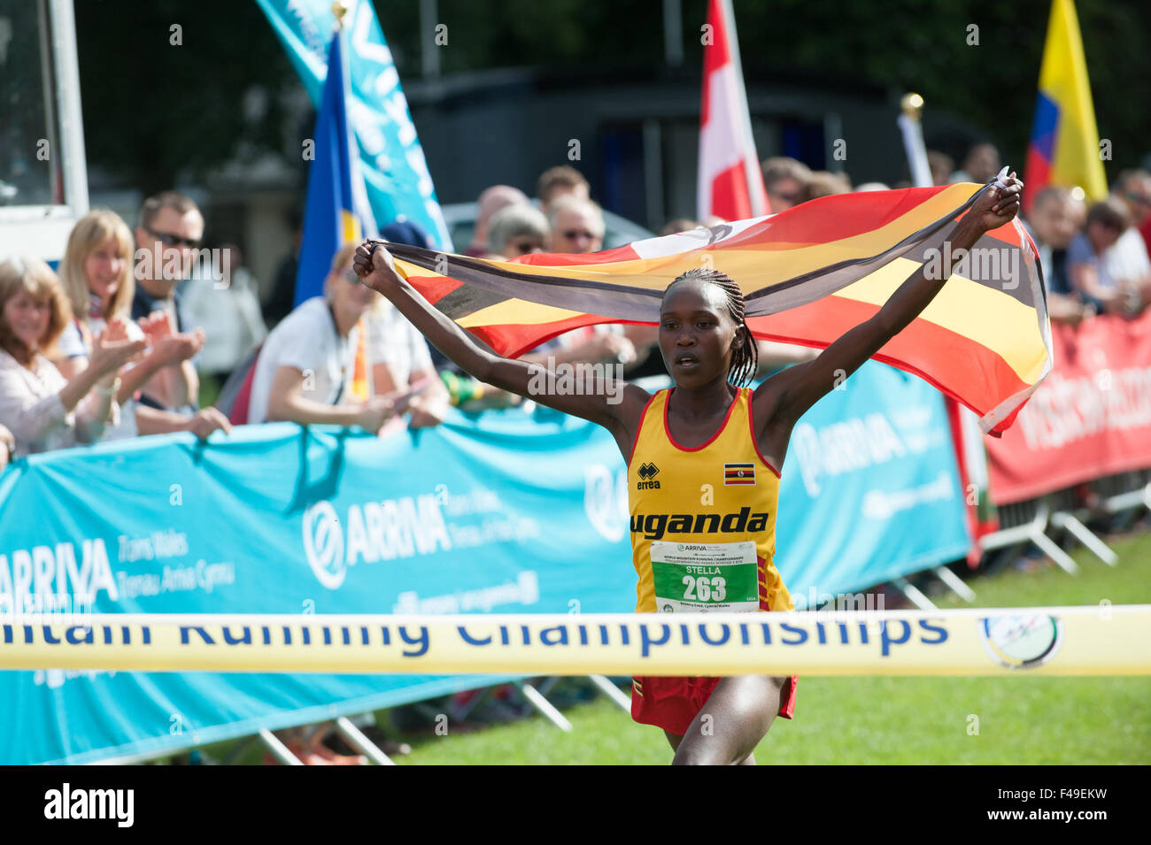 2015 World Mountain Running Championship Wales UK. Elite athletes ...