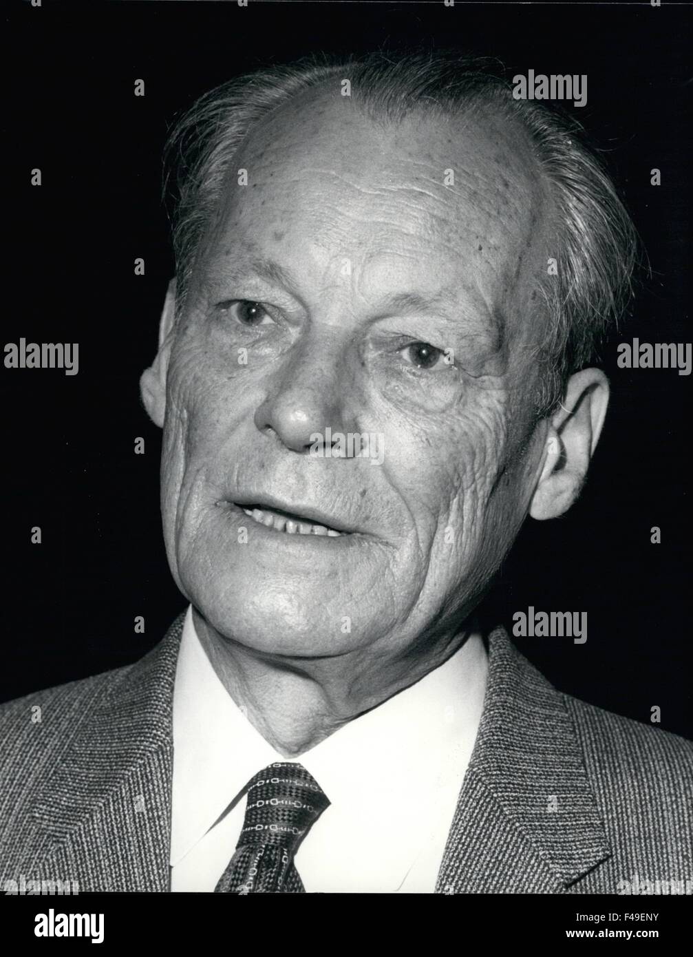 1972 - The Ex Chancellor of West Germany, Willie Brand made his first ...