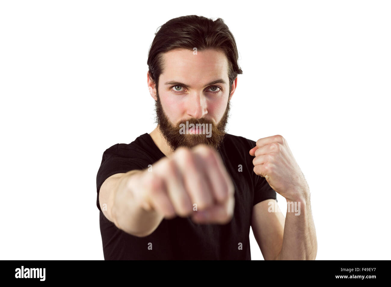 Man punching camera hi-res stock photography and images - Alamy