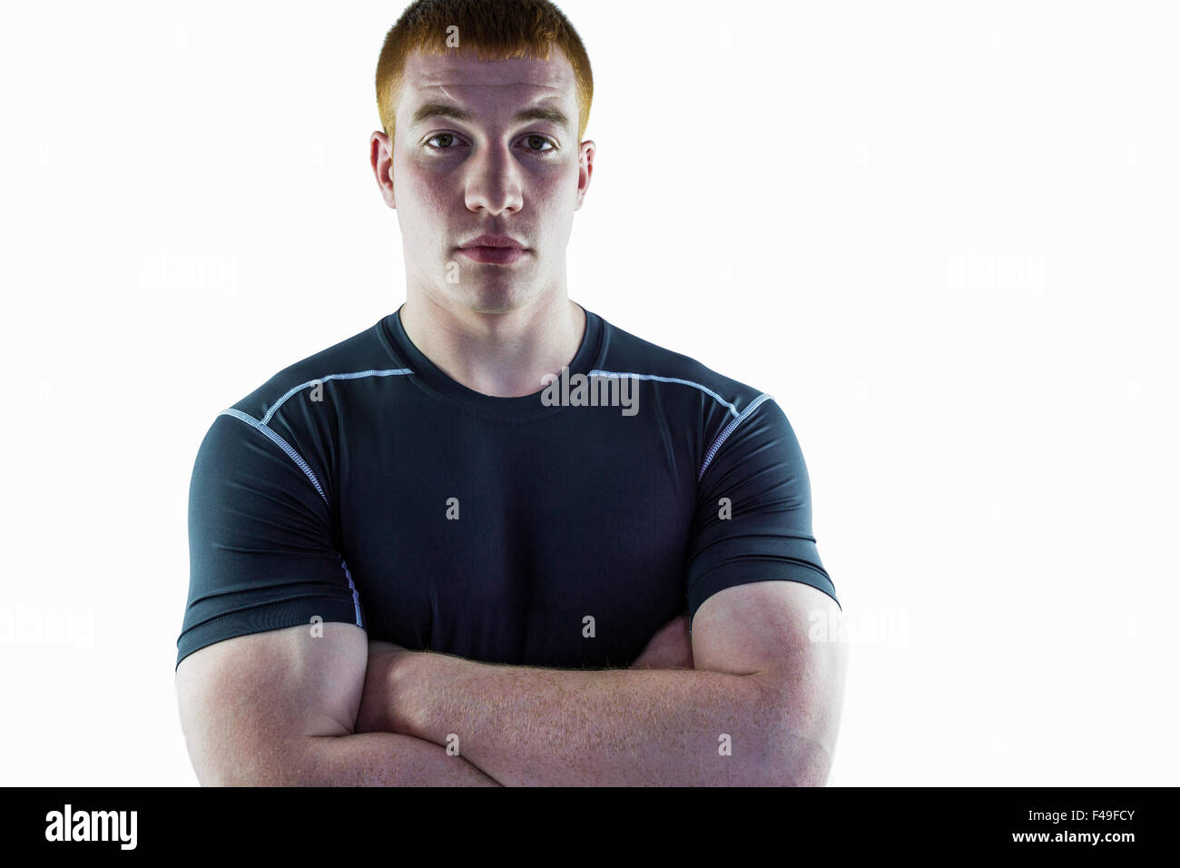Sport player with arms crossed hi-res stock photography and images - Alamy