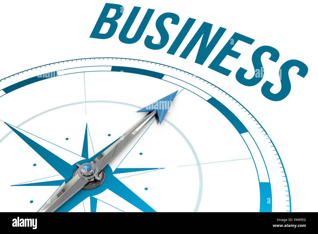 Business against compass Stock Photo - Alamy
