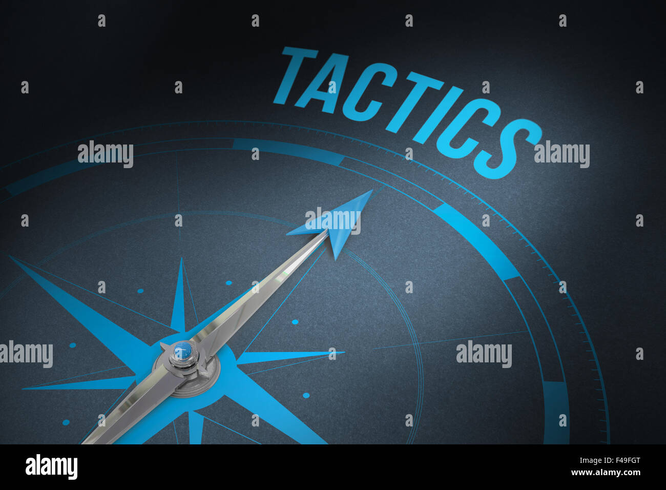 Tactics against grey background Stock Photo - Alamy