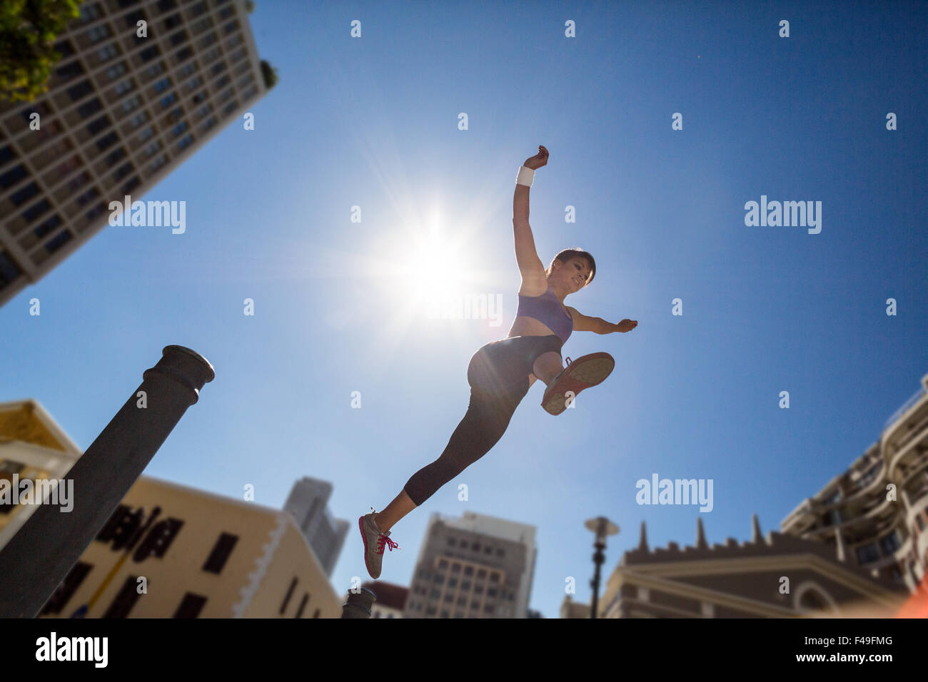 Jumping off building hi-res stock photography and images - Alamy