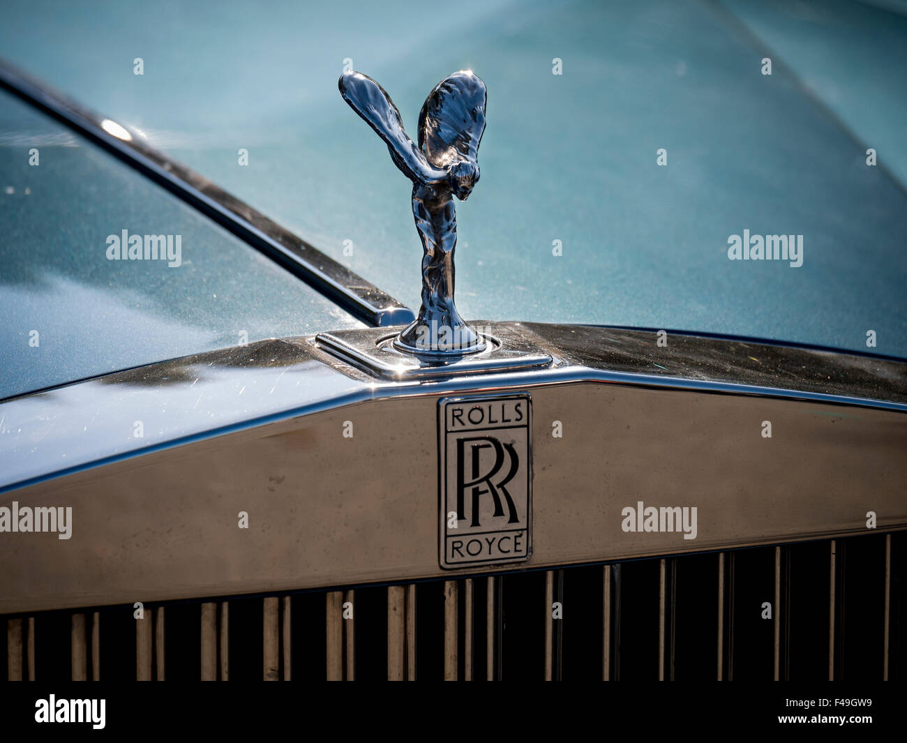 The Spirit of Ecstasy on a Rolls-Royce Car Stock Photo - Alamy