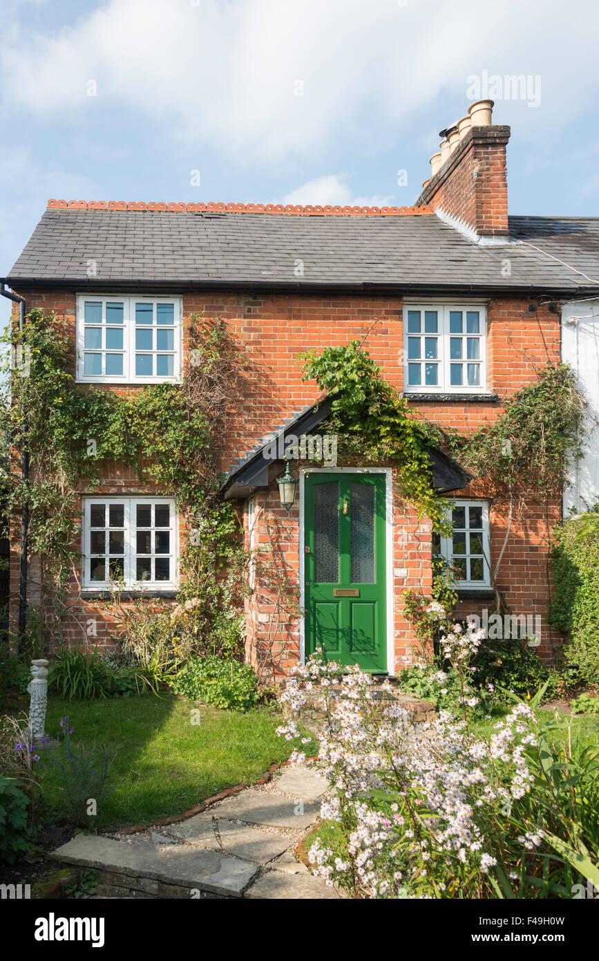 Small semi-detached cottage, Chertsey Road, Windlesham, Surrey, England ...