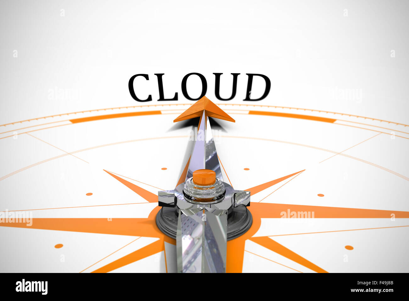 Cloud against compass Stock Photo - Alamy
