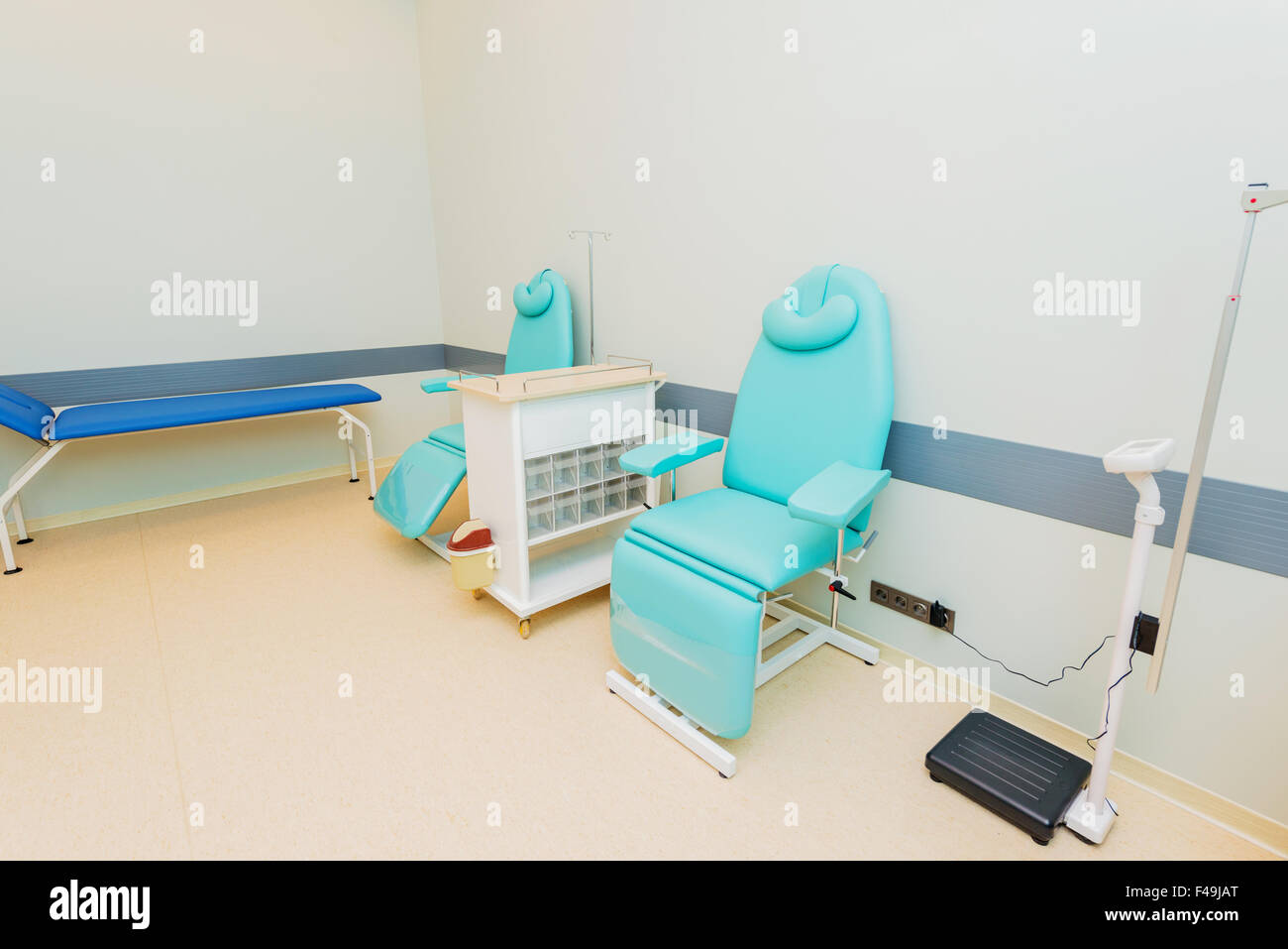 Blood donor room in the hospital Stock Photo - Alamy
