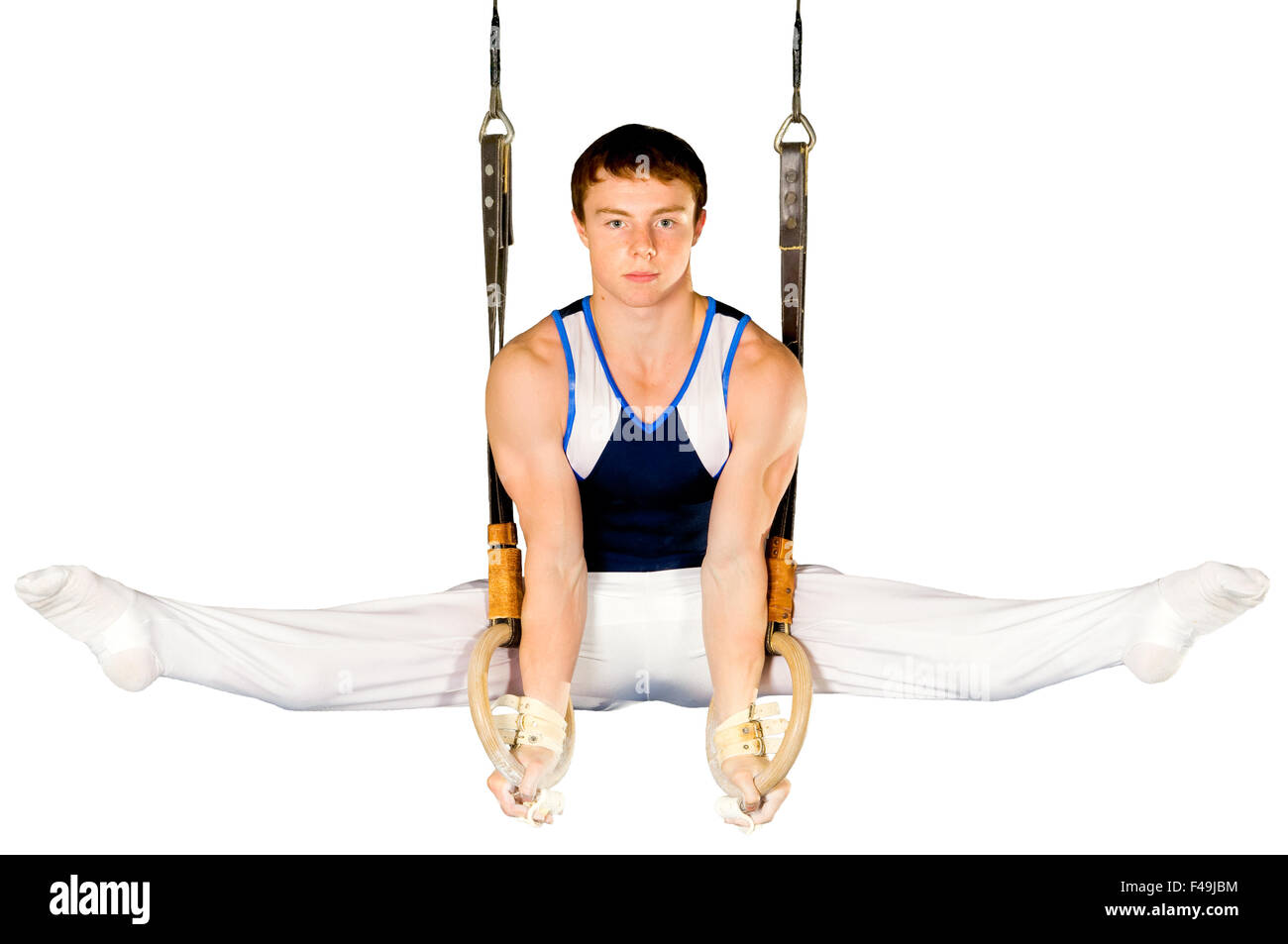 Boy gymnast rings hi-res stock photography and images - Alamy