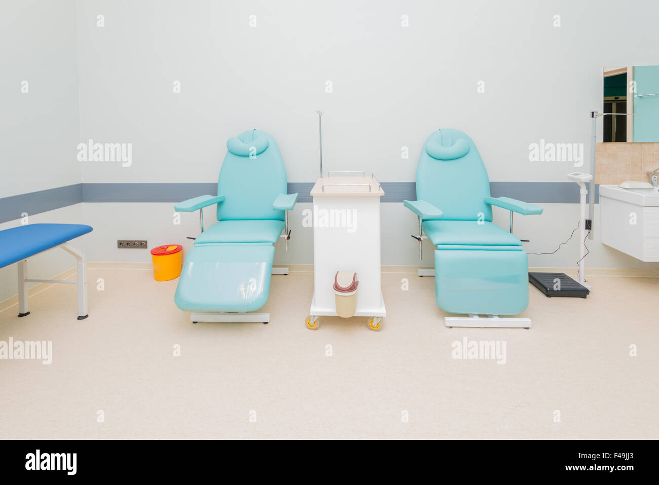 Blood donor room in the hospital Stock Photo - Alamy