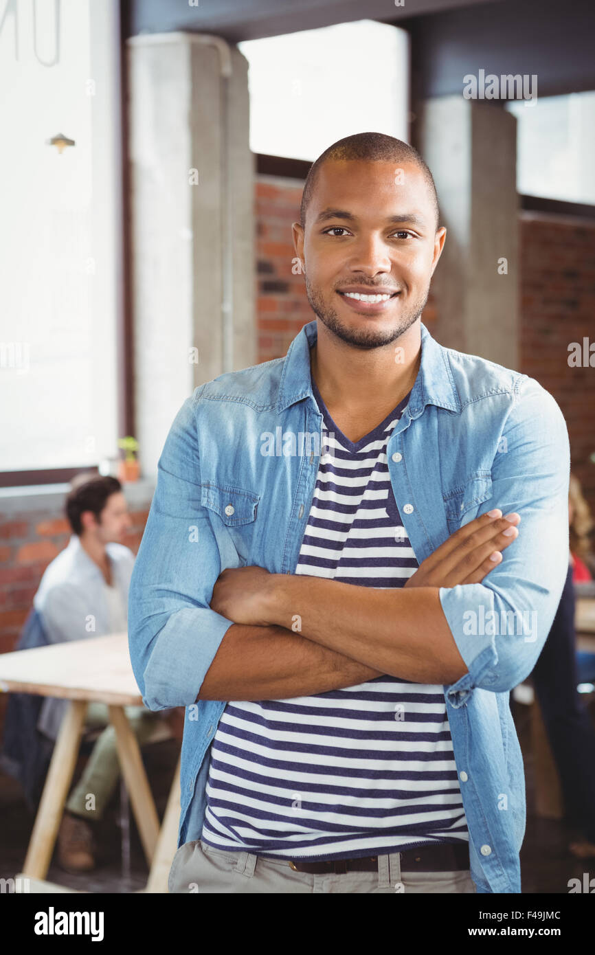 Cool man crossed arms hi-res stock photography and images - Alamy