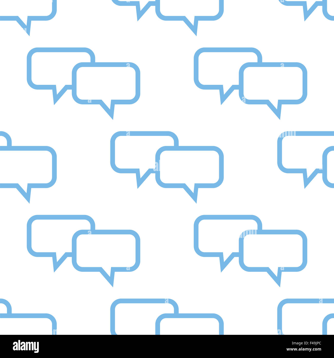 Dialog seamless pattern Stock Photo - Alamy
