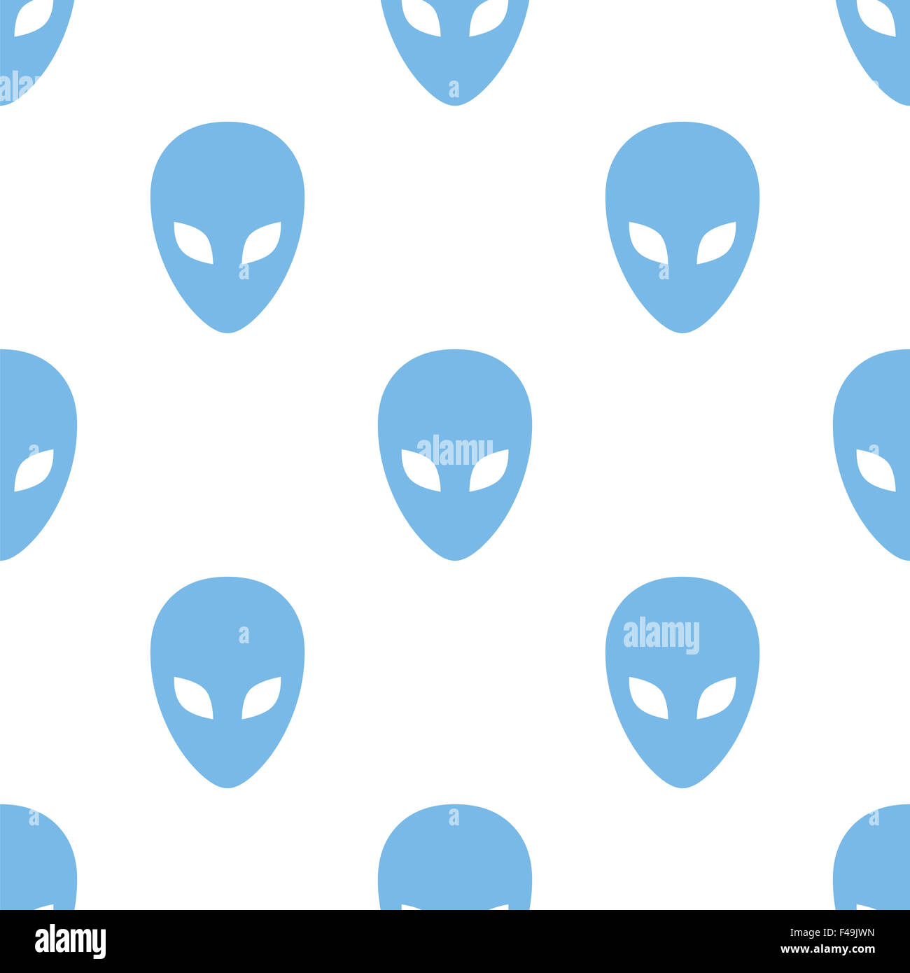 Alien seamless pattern Stock Photo - Alamy