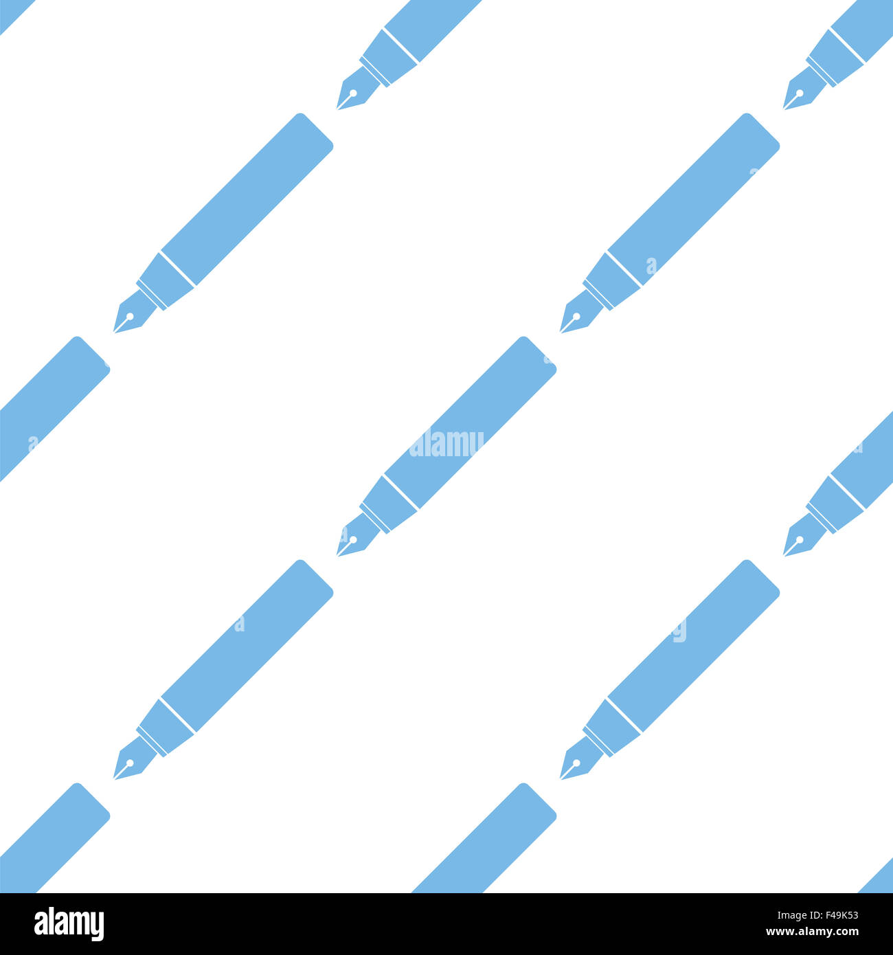 Pen seamless pattern Stock Photo - Alamy