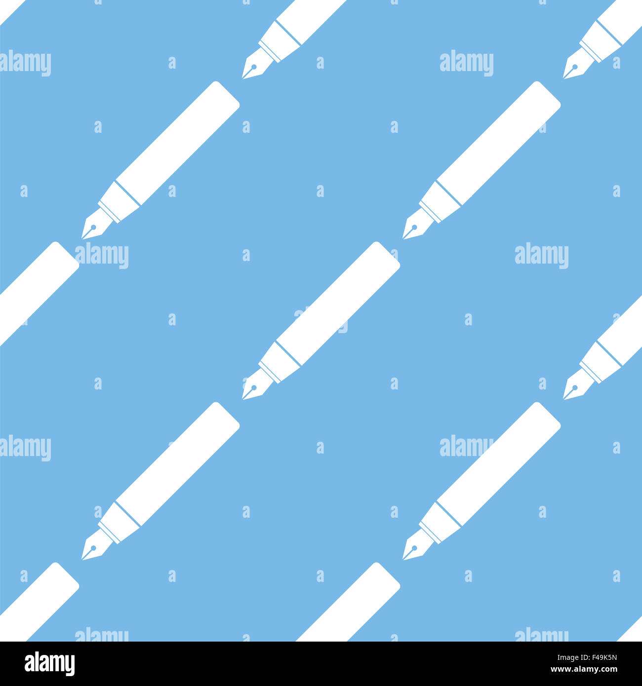 Seamless pattern pen hi-res stock photography and images - Alamy