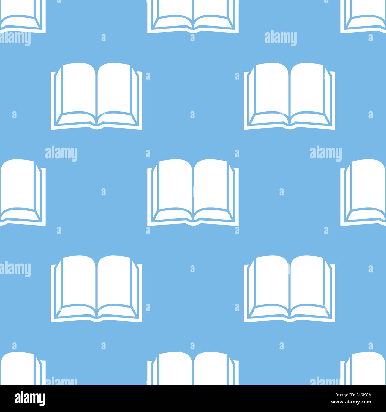 Book seamless pattern Stock Photo - Alamy