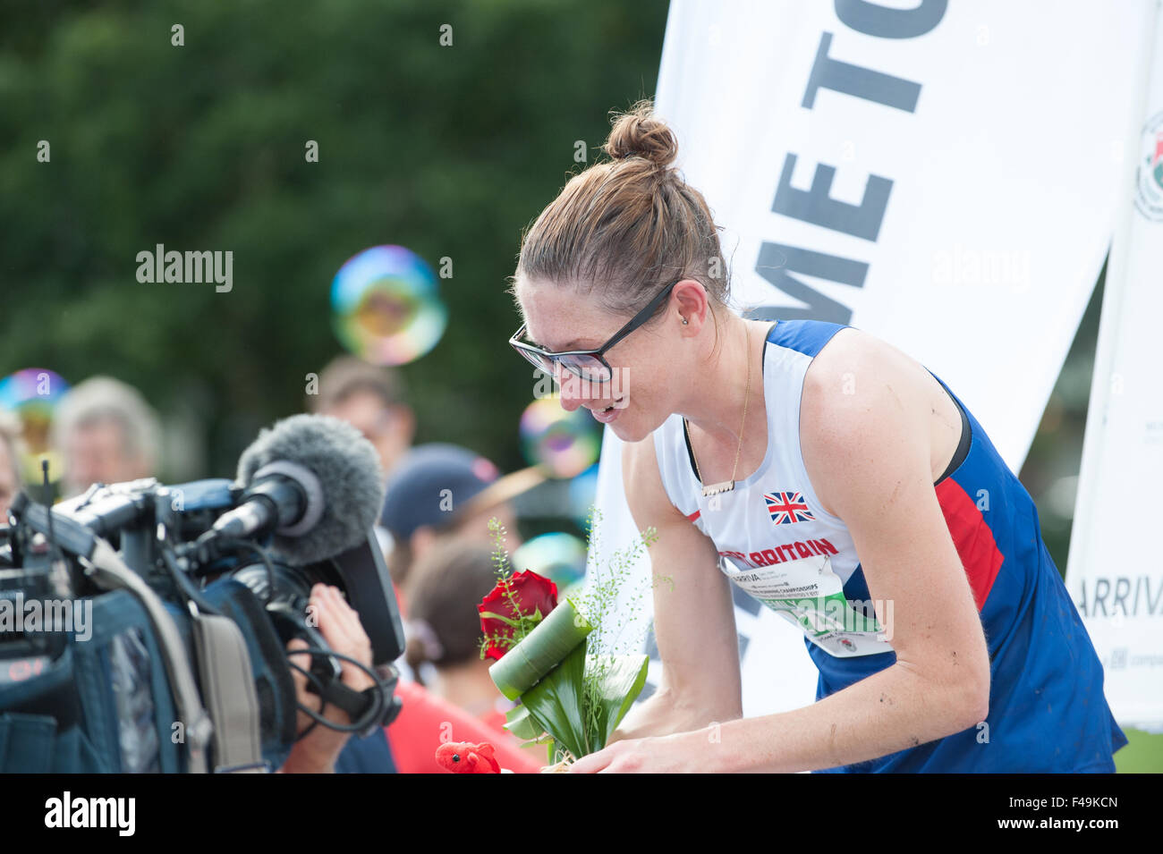 2015 World Mountain Running Championship Wales UK. Elite athletes ...