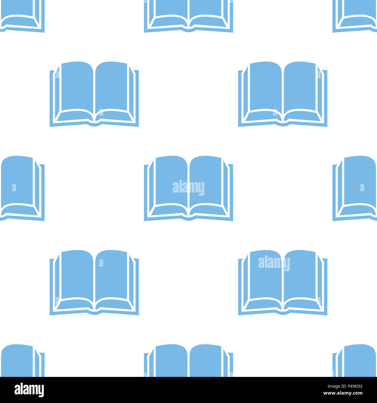 Blue book wallpaper pattern hi-res stock photography and images - Alamy