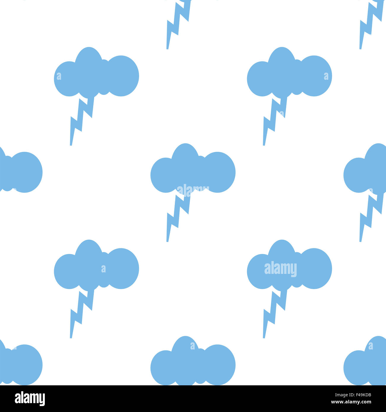 Storm seamless pattern Stock Photo - Alamy