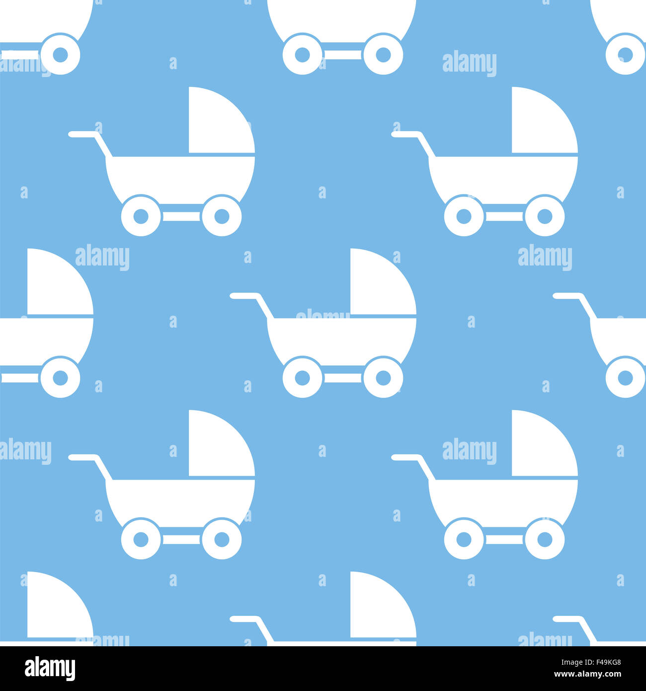 Baby carriage seamless pattern Stock Photo - Alamy