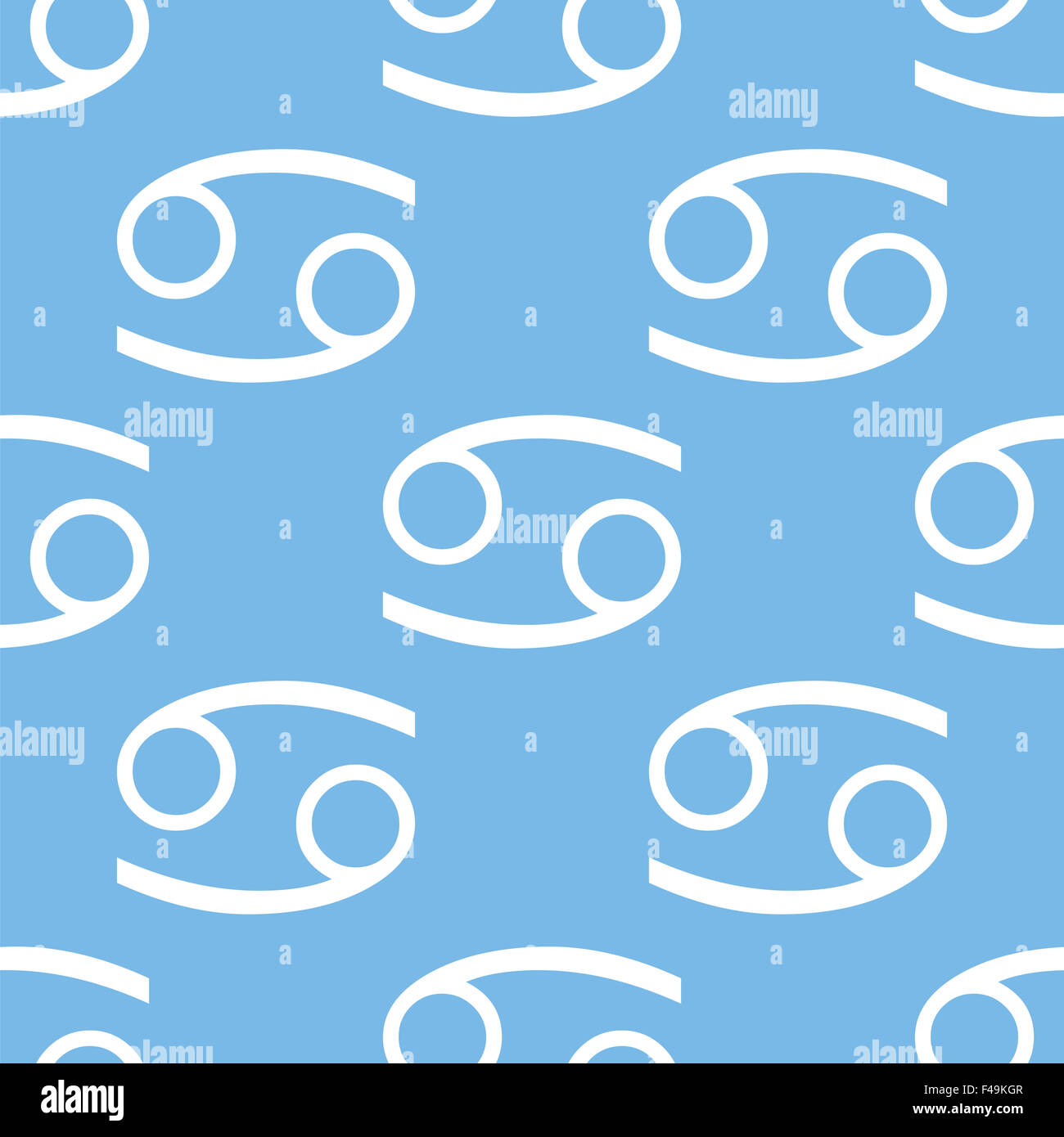 Cancer seamless pattern Stock Photo - Alamy