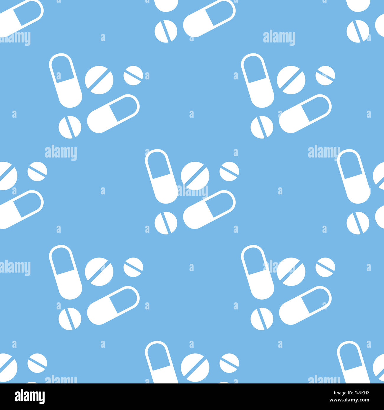 Tablets seamless pattern Stock Photo - Alamy