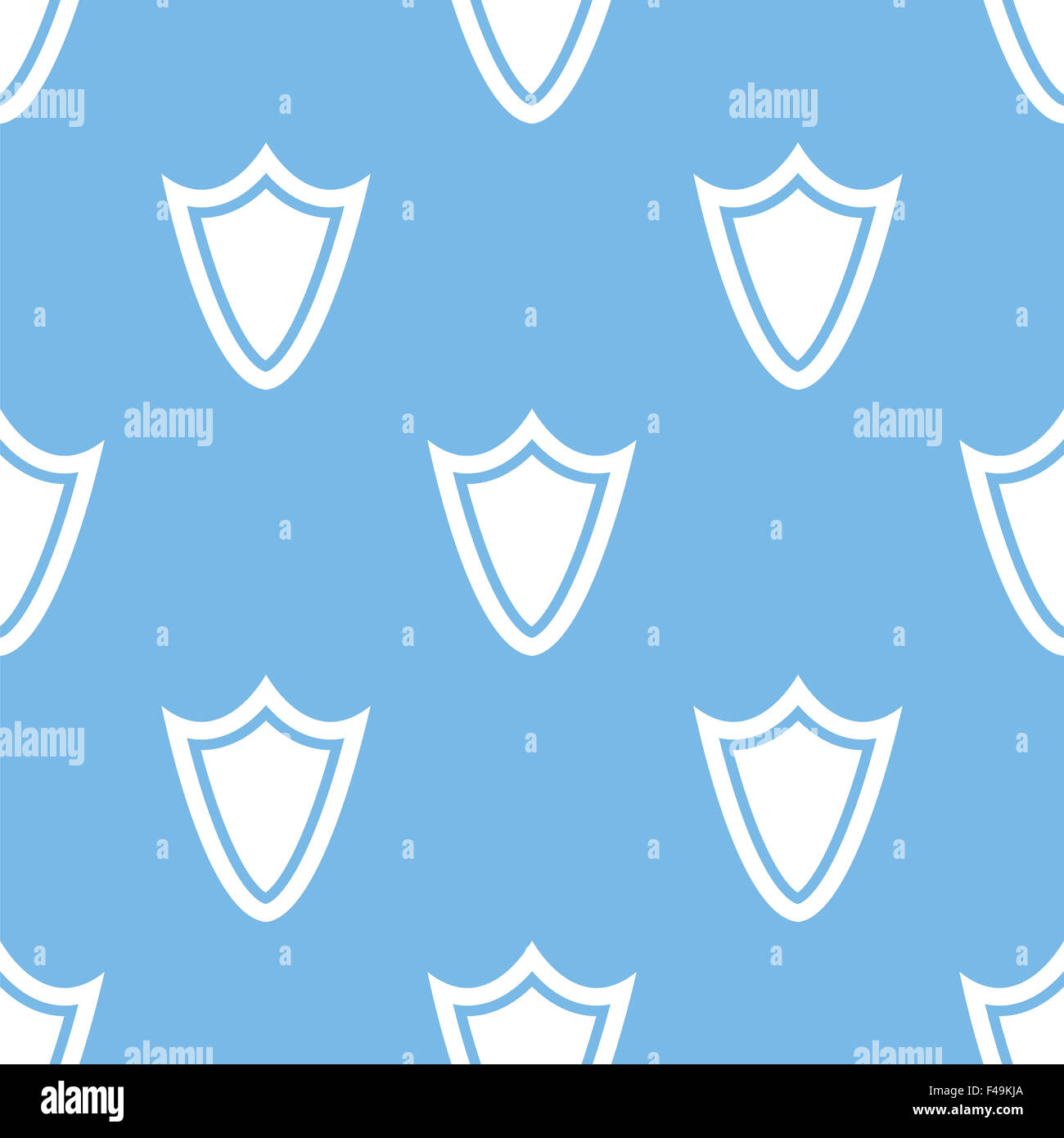 Shield flat white color Cut Out Stock Images & Pictures - Alamy