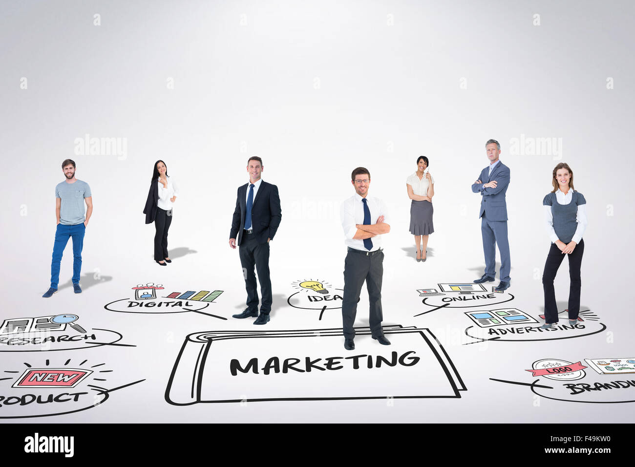 Smart team logo hi-res stock photography and images - Alamy