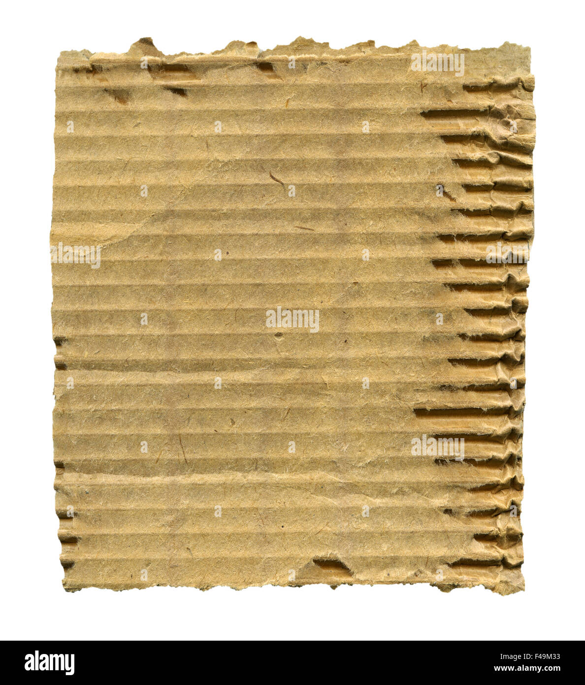 Torn cardboard isolated Stock Photo - Alamy