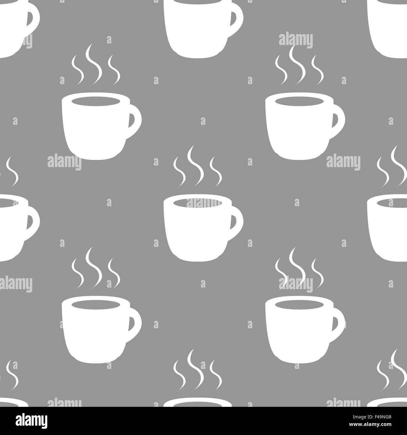 Coffee time pattern hi-res stock photography and images - Alamy