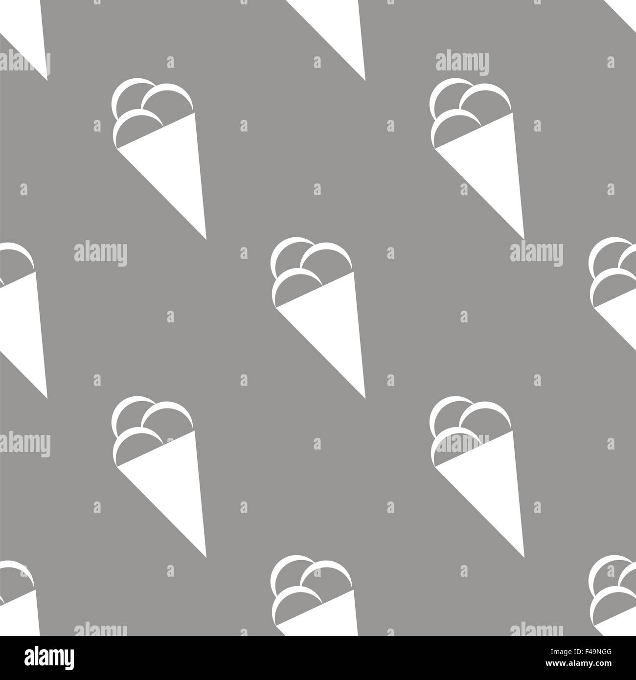 Seamless vector ice cream Cut Out Stock Images & Pictures - Alamy