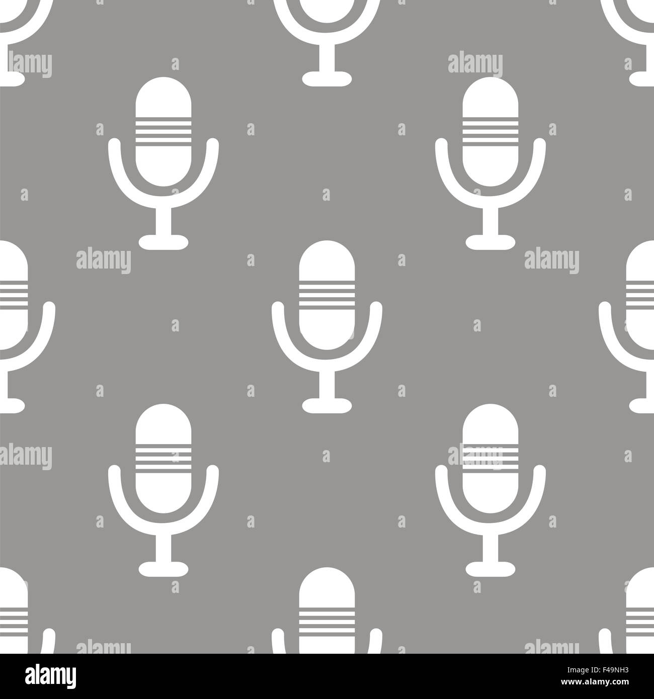 Microphone seamless pattern Stock Photo - Alamy