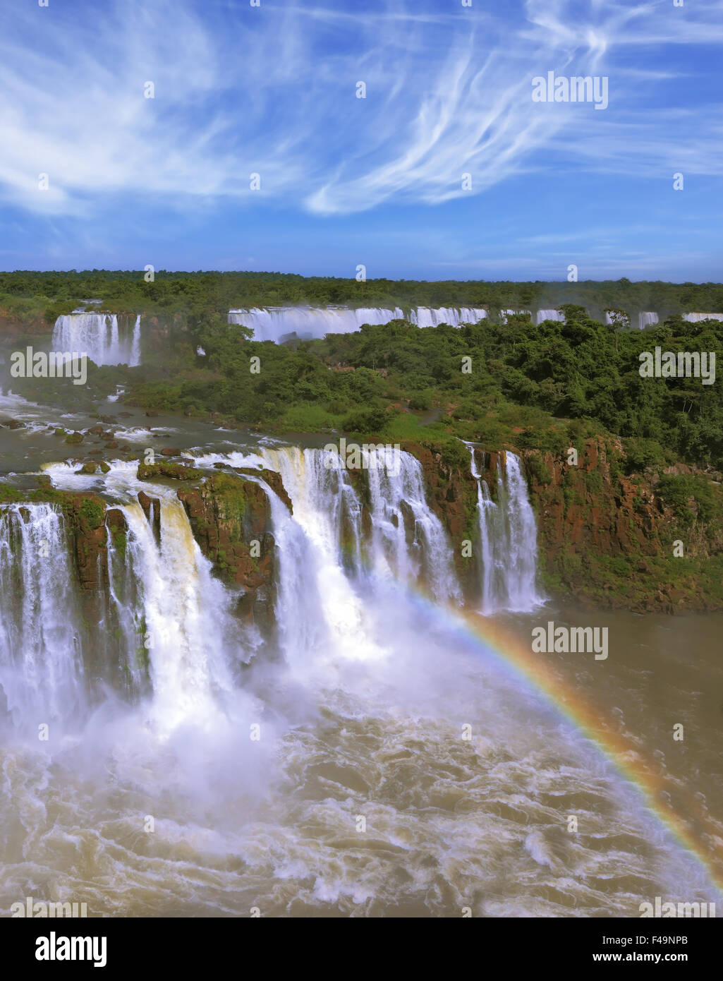 The Brazilian side of the falls Stock Photo - Alamy