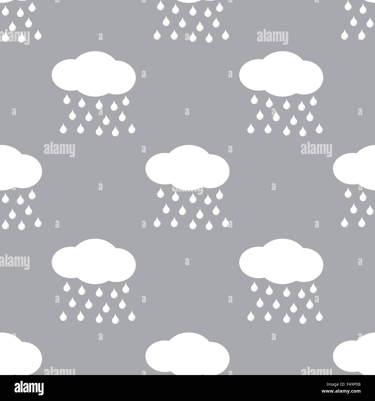 Rain seamless pattern Stock Photo - Alamy