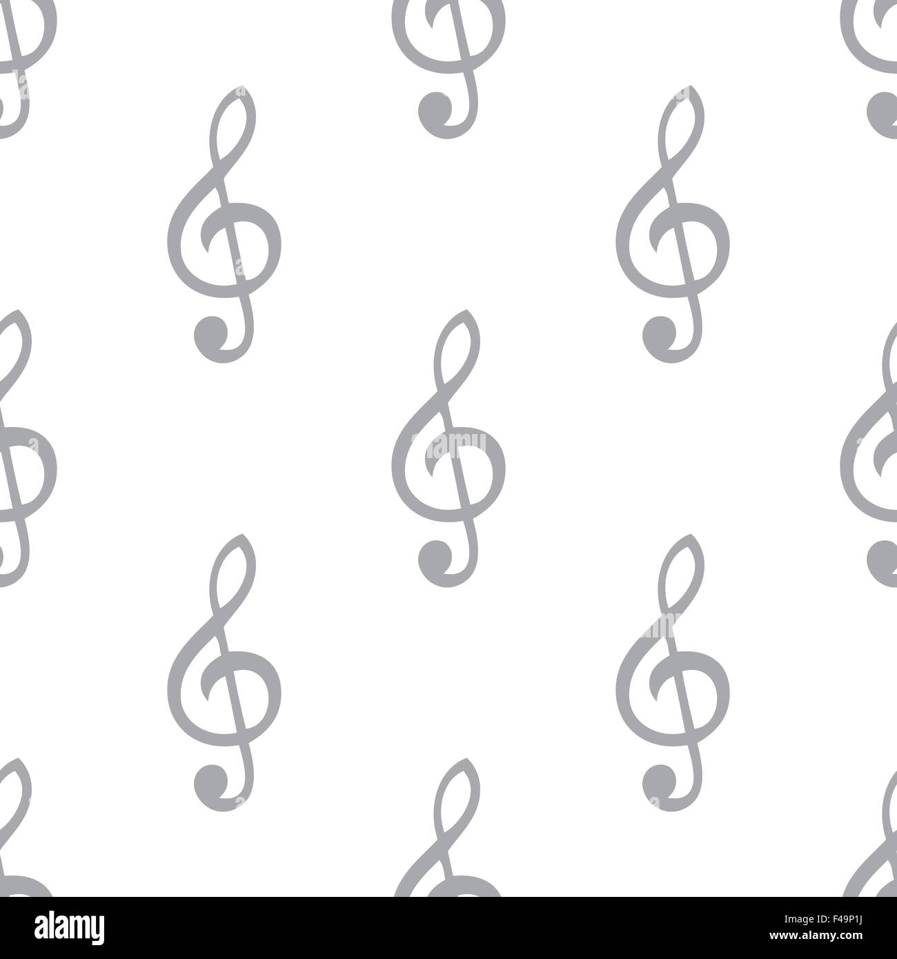 New Treble clef seamless pattern Stock Photo - Alamy