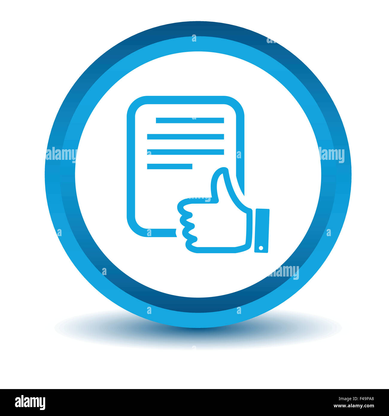 Blue document hi-res stock photography and images - Alamy