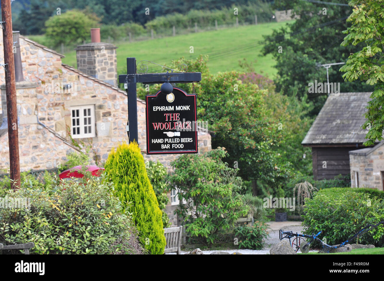 General views of the set on location of Itv soap emmerdale Stock Photo ...