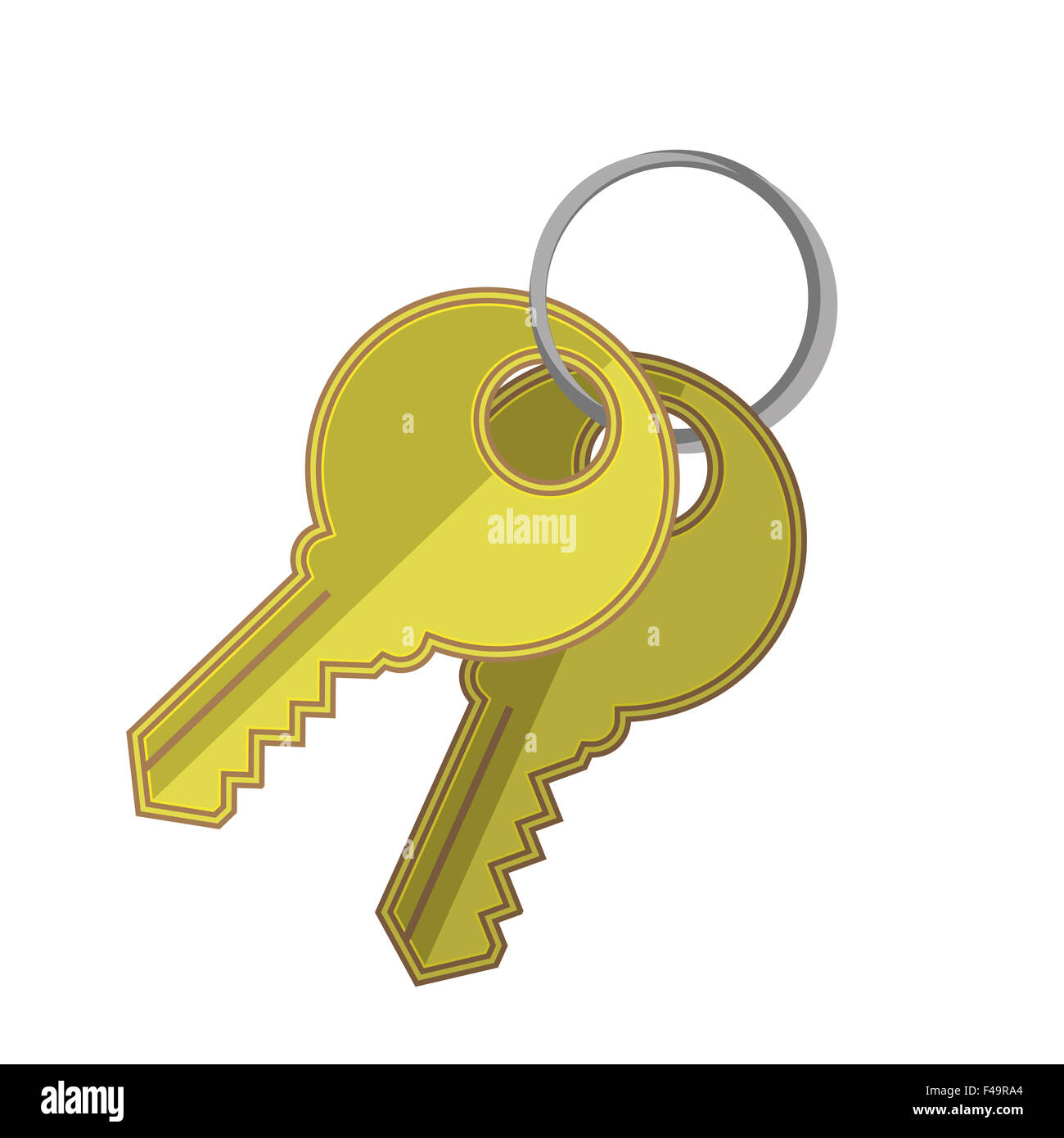 Outline of keys hi-res stock photography and images - Alamy