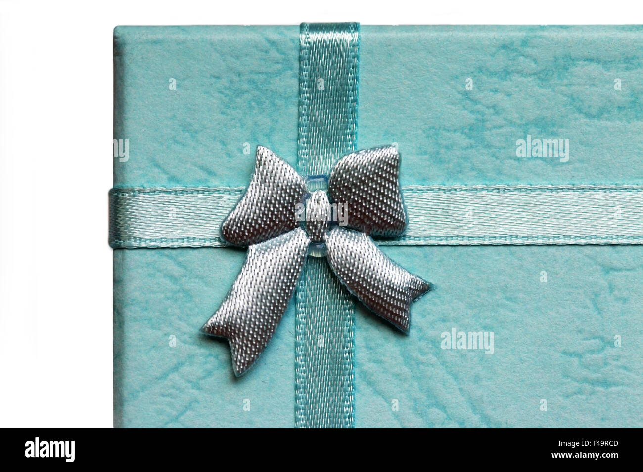 Box with a bow Stock Photo - Alamy