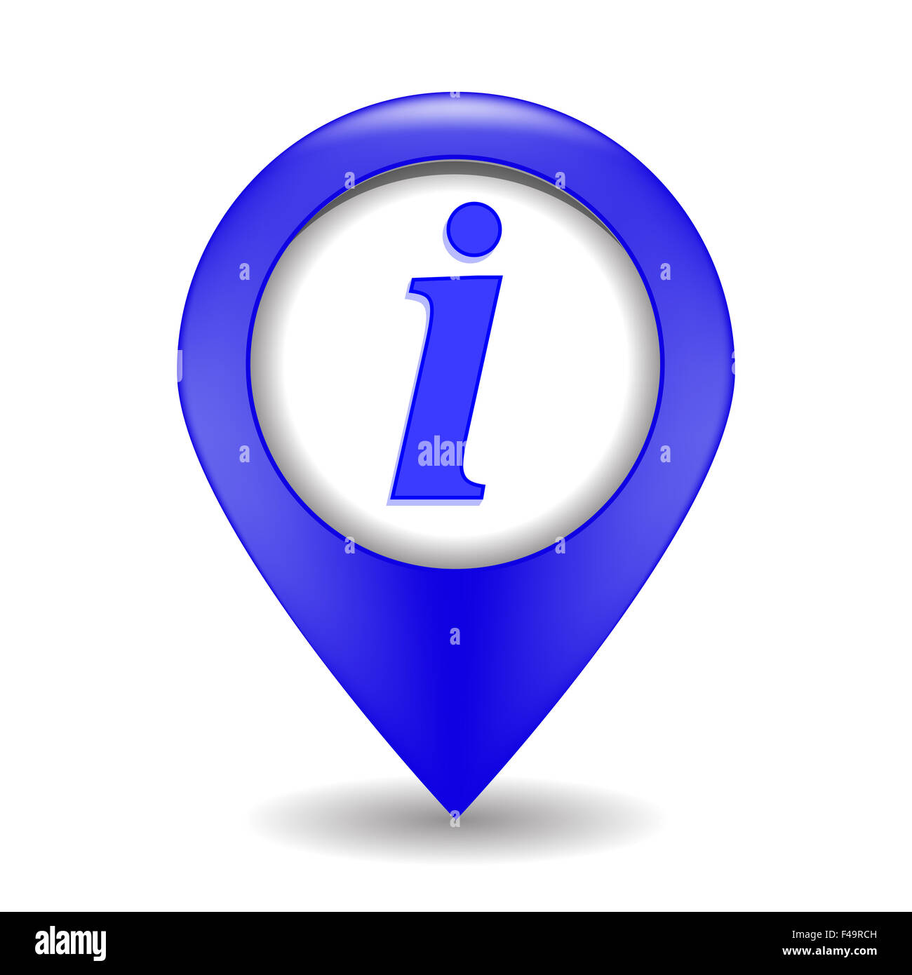 Shiny information icon hi-res stock photography and images - Alamy